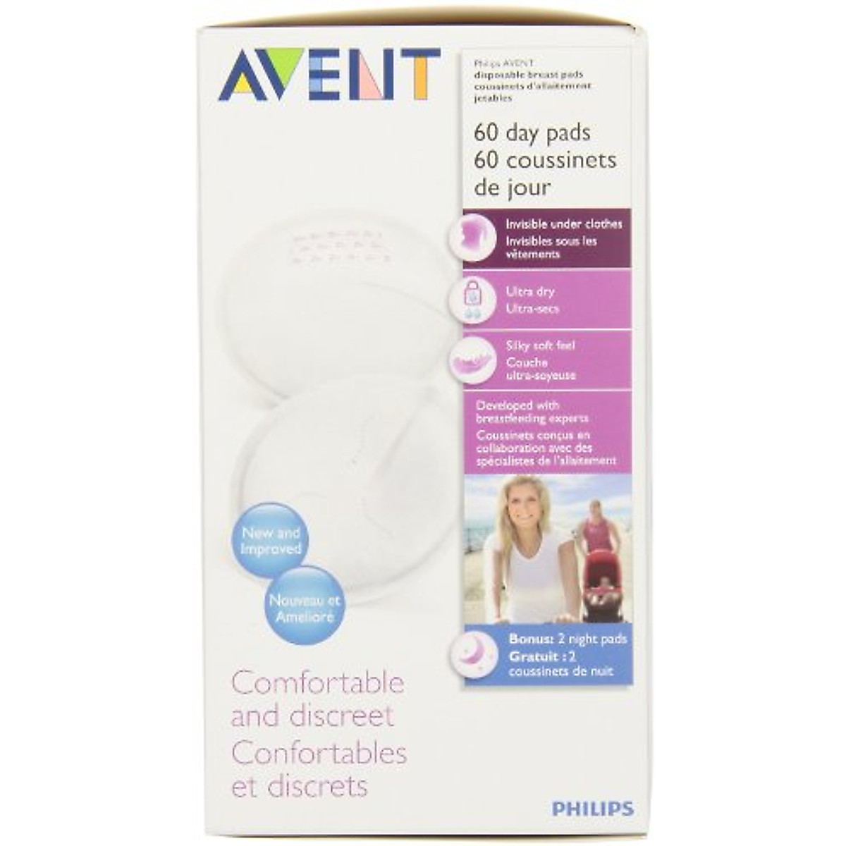 Philips AVENT Day Disposable Breast Pads, 60-Count