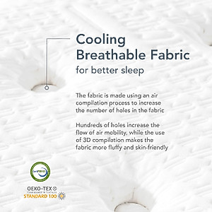 EPITEX Silverluxe Twin Mattress, 8 Inch Gel Memory Foam Twin Mattress in a Box, Individual Pocket Spring for Low Motion Transfer, Medium Firm Mattress, Gray