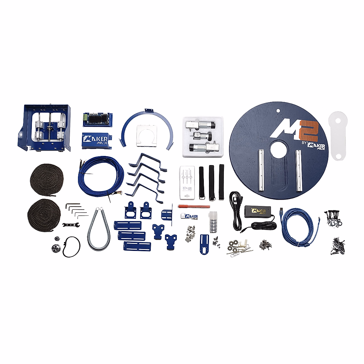 M2 CNC Engraving Machine Kit, First Wall Mounted Highly Accurate Cutting Engraver, 3-Axis CNC Machine for Wood, Metal, Plastic & More, Up to 4x8ft Working Area, Based on Maslow CNC Design