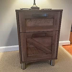 Alpha Furnishings Brushed Satin Stainless Steel Finish Sofa Couch Vanity Legs, Round Metal Furniture Legs, 5" H Cylinder Cabinet Feet, Set of 4PC