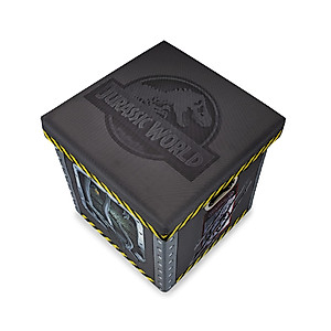 Jurassic World Foldable Storage Bin Cube Organizer with Lid | 15 Inches