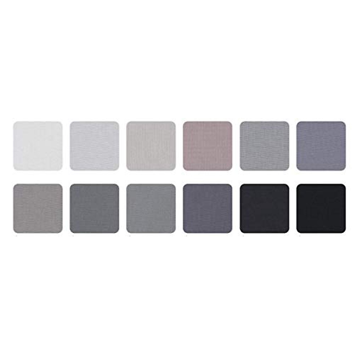 Robert Kaufman KONA COTTON SOLIDS GRAY AREA Roll Up 2.5" Precut Cotton Fabric Quilting Strips Jelly Roll Assortment RU-424-40