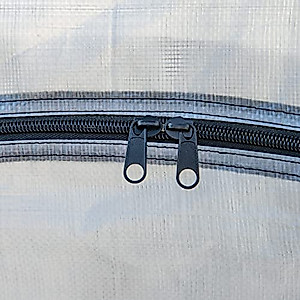 Miracle-Gro 6' x 4' x 6' All-Season Indoor/Outdoor Backyard Garden Greenhouse and Compact Waterproof Plant Shelter, Translucent