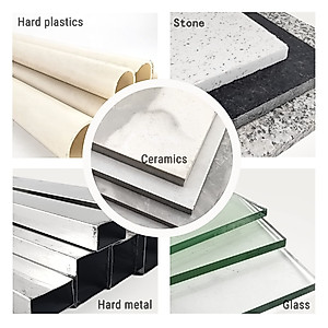 HXIN Diamond Hand Polishing Pad Diamond Sanding Block Foam Backed Diamond Sponge Sanding Pads for Wet or Dry Grinding polishing for Granite Marble Stone Tile Glass Ceramic (1, 200# Square)