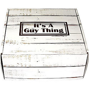 Gift Basket Village It's A Guy Thing, Gift Basket For Guys with Cheese, Sausage, Crackers and Sweets, 8 Piece Set, Original, 1 Count