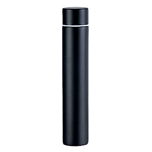 Stainless Steel Tumbler, Insulated Water Bottle, Slim, Skinny, Leakproof, 8oz, Black¡­