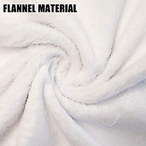 AHWZ Personalized Letter Blanket, Custom Throw Blanket Retro Stamp Air Mail to My Daughter from Mom Fleece Blanket for Couch Sofa Bedroom