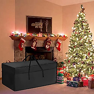 PATERIC Outdoor Cushion Bag 68 Inch Large Patio Cushion Storage Bag for Outdoor Furniture Waterproof Garden Pillow Seat Pads Protective Cover