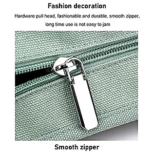 Large Capacity Multi-Pocket Handbag Women's Canvas Tote Purses Crossbody Bag Handmade Crossbody Bag Handbag Vintage Tote Bags (Green)