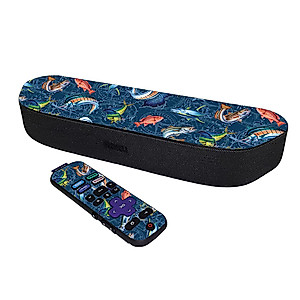 MightySkins Skin Compatible with Roku Streambar Media Player (2020) - Saltwater Compass | Protective, Durable, and Unique Vinyl Decal wrap Cover | Easy to Apply | Made in The USA