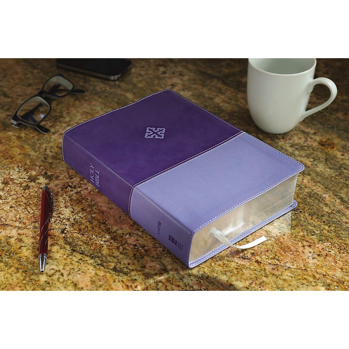 The Amplified Study Bible, Leathersoft, Purple