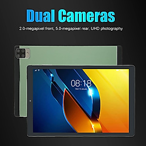 Pomya HD Tablet,10 Core 10.1in Tablet PC,Portable Kids Tablet, Calling Tablet,WiFi Tablet,6GB 128GB, Front 200w Rear 500w, 8800mAh Lasting Battery Tablet