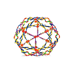 Expandable Breathing Ball Sphere Shrink Ball Toy, for Kids & Adults, Stress Reliever Fidget Toy for Yoga, Anxiety, Relaxation, ADHD, Autistic Children, Great Party Favor for Boys and Girls