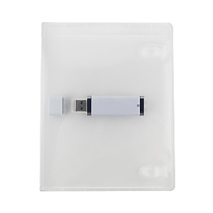 Flash Pac® USB Flash Drive Case Super Clear - 25 Pack