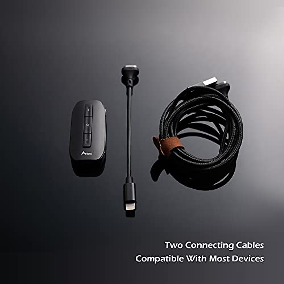 ikko Zerda ITM01 Portable Headphone Amplifier, 3.5mm Audio DAC Detachable Magnetic Cable Adapter, Use ESS9298 High Performance Custom DAC Chip,Full System Compatibility（3.5mm Lightning）