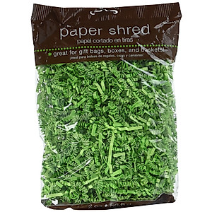 Amscan Paper Shred, 2 oz, Lime