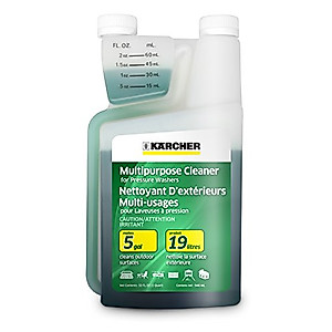 Kärcher Pressure Washer Multi-Purpose Cleaning Soap Concentrate – For All Outdoor Surfaces – 1 Quart