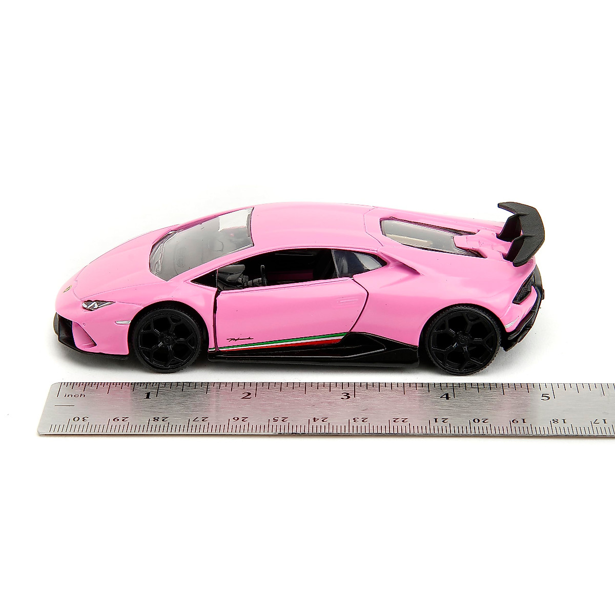 Pink Slips 1:32 W1 Lamborghini Huracán Performante Die-Cast Car, Toys for Kids and Adults(Glossy Pink)