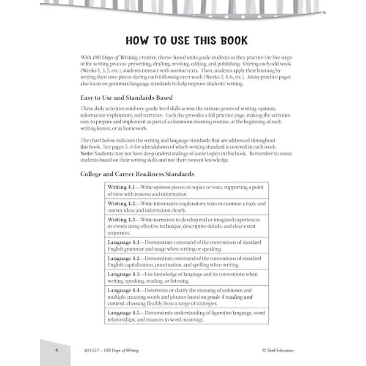 180 Days of Writing for Fourth Grade - An Easy-to-Use Fourth Grade Writing Workbook to Practice and Improve Writing Skills (180 Days of Practice)