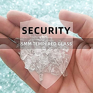 Zacis Modern 4-Tier Two-Door Glass Display Cabinet Shelves with Door Floor Standing Curio Glass Countertop Display Bookshelf for Living Room Bedroom Office