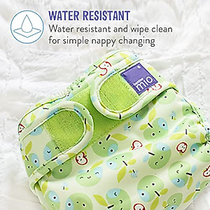 Bambino Mio, mioduo Cloth Diaper Cover, White, Size 1 (<21lbs)