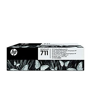 HP 711 DesignJet Printhead Replacement Kit (C1Q10A) for DesignJet T530, T525, T520, T130, T125, T120 & T100 Large Format Plotter Printers