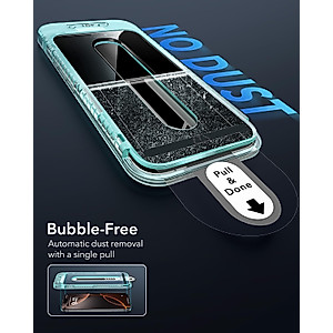 ESR 3 Pack for iPhone 16 Pro Max Screen Protector, [9H Hardness] [Military Grade Shatterproof] Tempered Glass Film with Flawless Fit Tray, HD Clear, Scratch Resistant