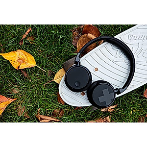 Philips Bass+ BH305 Wireless Bluetooth Active Noise Cancelling Lightweight Stereo Headphones with Up to 18 Hours of Playtime - Black (TAPH305BK)