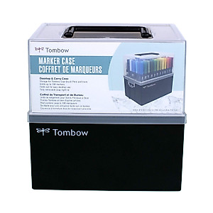 Tombow 56178 Marker Case. Easily Stores and Organizes 108 of Your Favorite Tombow Products