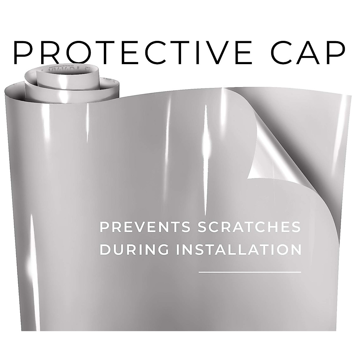 VViViD+ Ultra Gloss Light Chalk Grey Vinyl (1ft x 5ft)