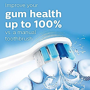 Philips Sonicare ProtectiveClean 5300 Rechargeable Electric Power Toothbrush, Black, HX6423/34