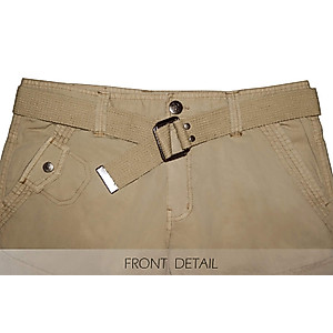 ETHANOL Men's Relaxed Cargo Pants with 6 Big Pockets Casual Work Combat Trousers APLC44098 KHK 38