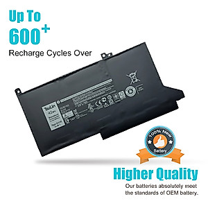 TsuLin DJ1J0 Laptop Battery Replacement for Dell Latitude E7280 E7480 E7290 E7380 E7390 E7490 Series Notebook PGFX4 ONFOH DJ1JO 451-BBZL 11.4V 42Wh 35000mAh