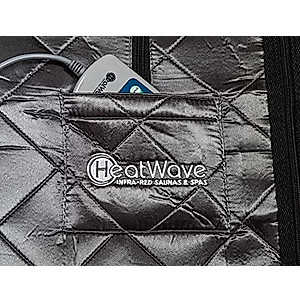 Heatwave Rejuvenator Portable Personal Sauna with FAR Infrared Carbon Panels, Heated Floor Pad, Canvas Chair