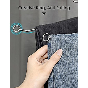 【4-Pack】 WAIKAS Pants Hangers,38cm, 304 Stainless Steel