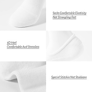 IDEGG No Show Socks Men Low Cut Ankle Short Socks for Men Casual Athletic Socks with Non Slip Grip