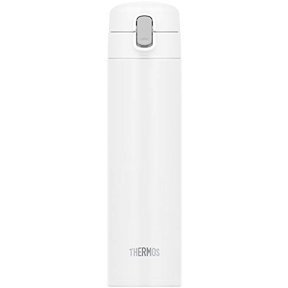Thermos FJM-450 WH Water Bottle, Vacuum Insulated Straw Bottle, 15.2 fl oz (450 ml), White, Cold Insulation Only