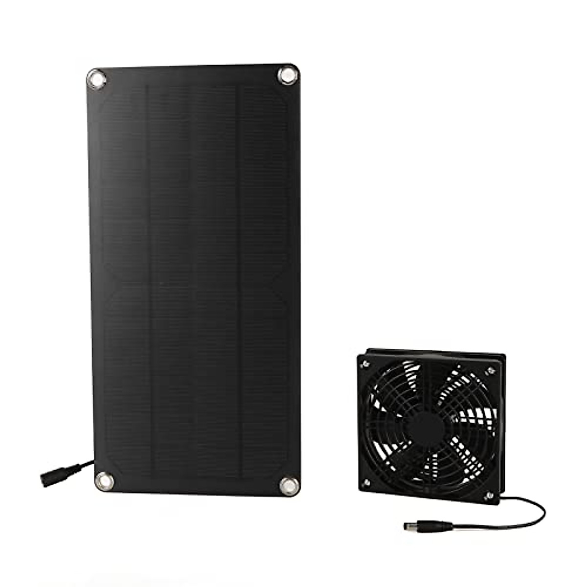 Solar Panel Fan Kit Greenhouse Household Supply Pet Chicken 20W 20W Without Function for Pet Fanner Greenhouse Garden Solar Panels