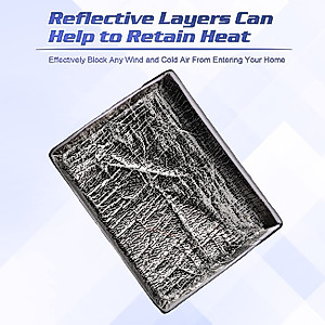 i frmmy Waterproof Insulated Indoor Air Conditioner Cover for Inside Window AC Unit, 17''Wx 13''Hx 3.5''D- Black