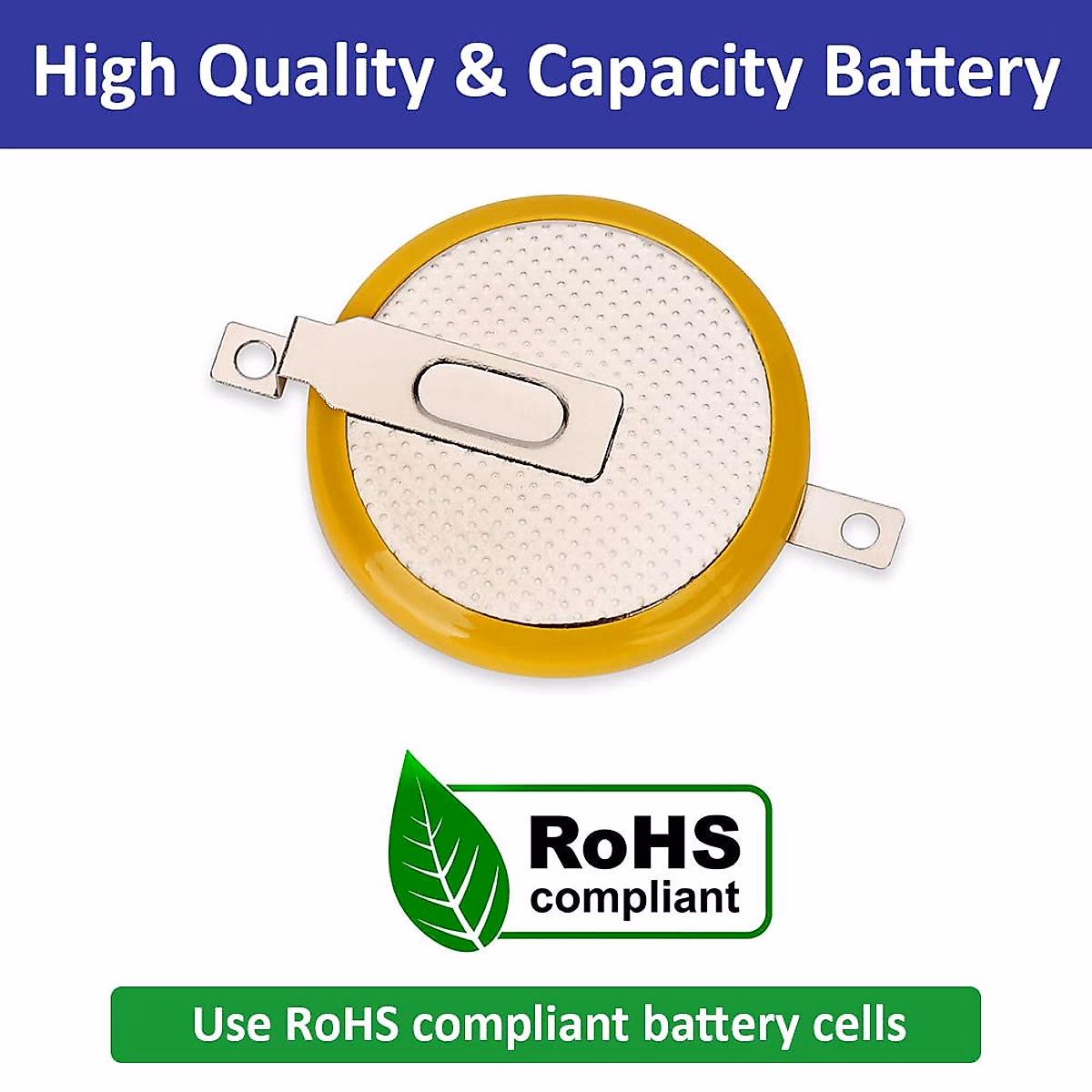 Enerpe CR1616 with Solder Pins 3V Replacement Batteries for Pokemon Games 12-pack