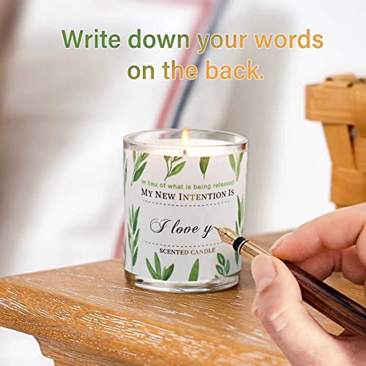 Candles, 4 Pack Sage Candles for Cleansing House Negative Energy, Alternative to Smudge Sticks, Soy Wax Sage Candles for Home Scented, Healing Candles for Meditation, Home Cleansing, Mother's Day Gift