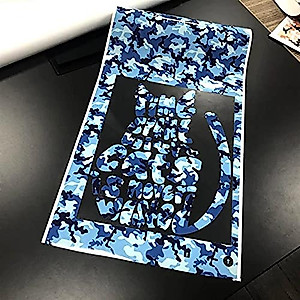 10"x40" Stretch Camouflage PU Heat Transfer Vinyl Roll Iron on Vinyl for Cricut & Other Cutting Machines-Vinyl HTV for Cricut Clothing T-Shirt, Easy to Cut & Weed for DIY Heat Vinyl Design