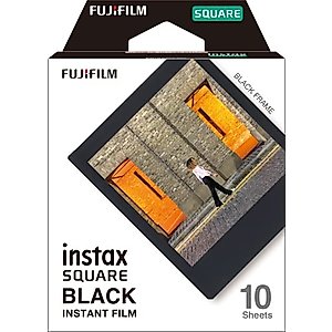 Fujifilm Instax Square Black Film - 10 Exposures