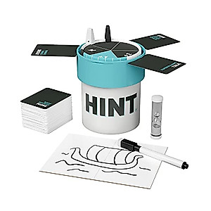 Bezzerwizzer HINT Go Party Game (US Edition) Portable Fun with Hilarious Word-Guessing Challenges! Great for Family Game Night, Ages 14+, 4-8 Players, 45 Minute Playtime, Made