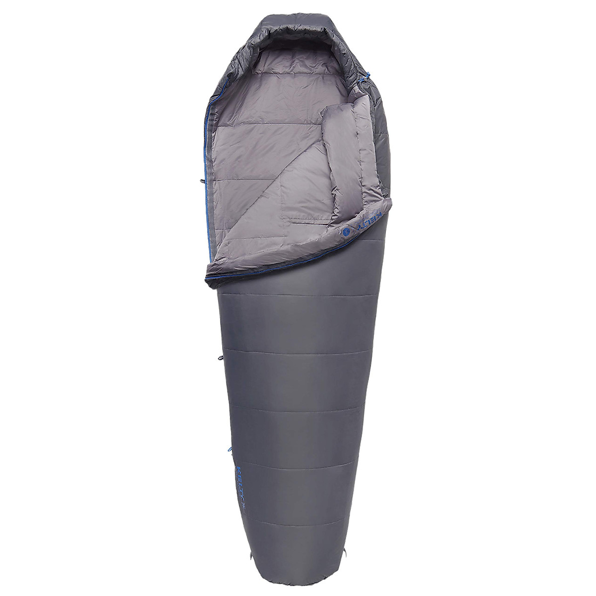 Kelty Cosmic Synthetic Fill 20 Degree Backpacking Sleeping Bag, Dark Shadow, Regular – Compression Straps, Stuff Sack Included