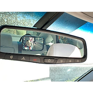 Baby Backseat Mirror - Safely View Infant in Rear Facing Seat - Full 180-degree view of your Newborn from your rear-view mirror