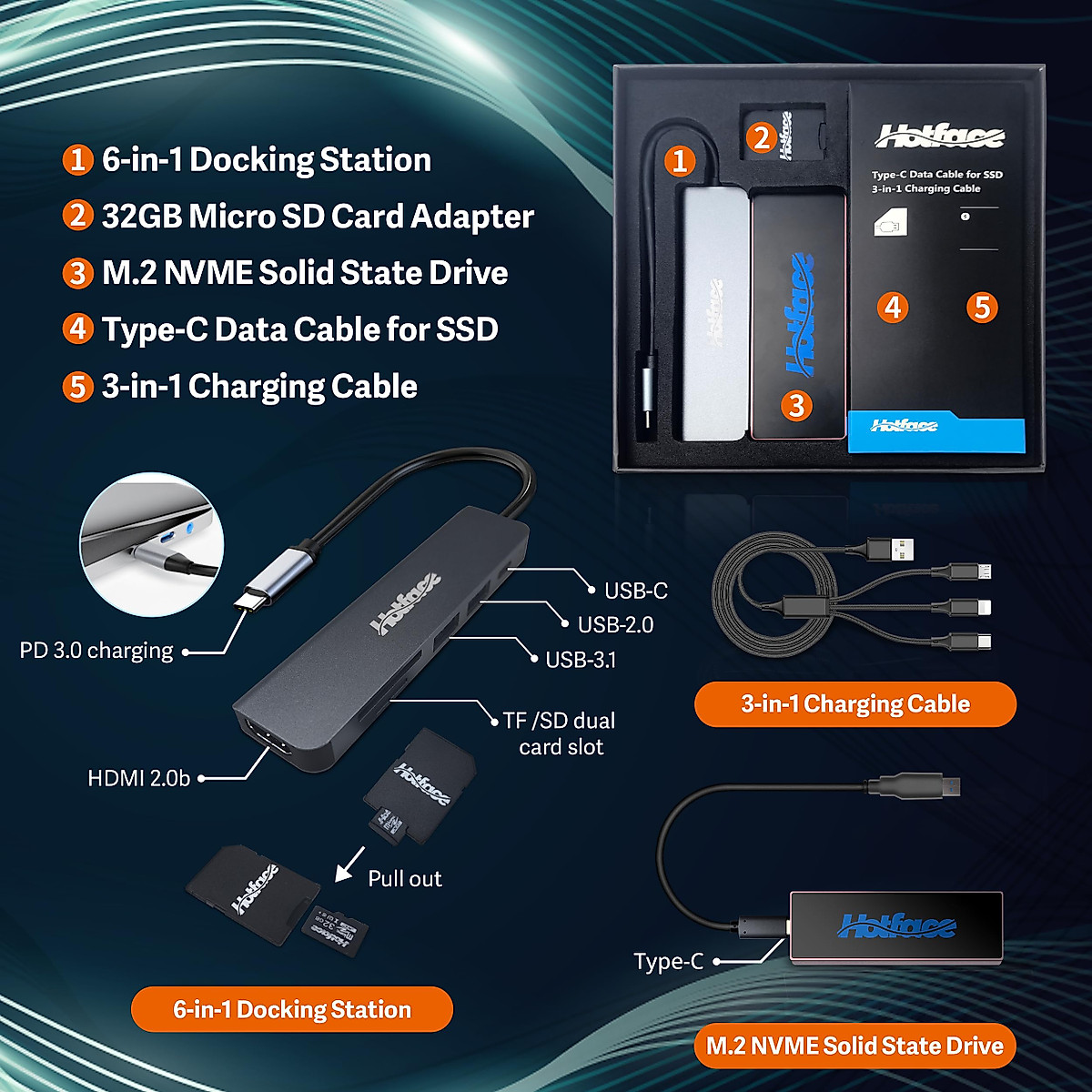 ASUS ROG Zephyrus Gaming Laptop, 14" FHD 144Hz Display, AMD Ryzen 7-5800HS, NVIDIA GeForce RTX 3060 6GB GDDR6, 40GB RAM, 2TB SSD, Backlit Keyboard, Win 11 Home, White, 128GB Hotface Extension Set