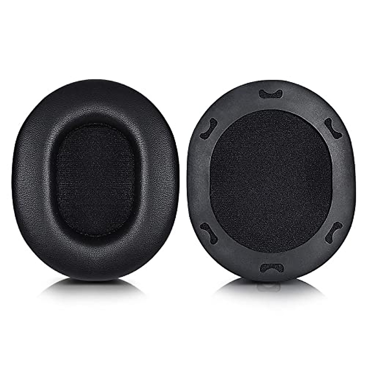 ATH-M70X Earpads Replacement Protein Leather Ear Pads Cushions Cover Repair Parts Compatible with Audio-Technica ATH-M70X Closed-Back Dynamic Professional Studio Monitor Headphones (Black)
