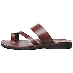 Zohar - Leather Toe Ring Sandal - Brown
