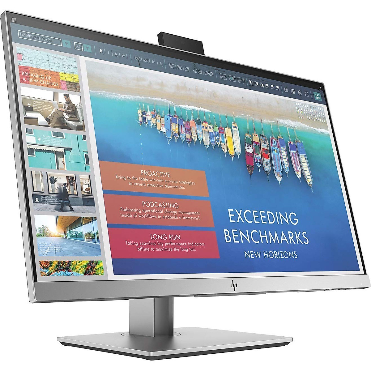 HP Business E243d 23.8" Full HD LED LCD Monitor - 16:9